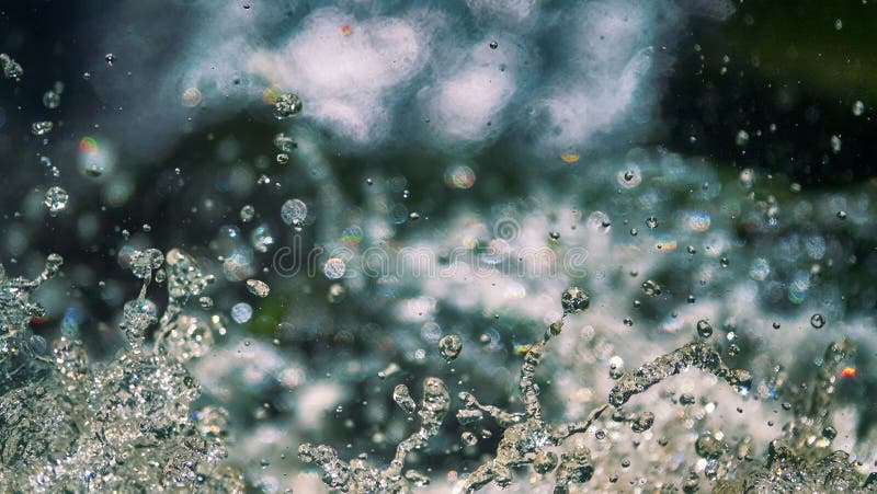 Water Backgrounds with Foam Spray Fast Flow Stock Image - Image of cold ...