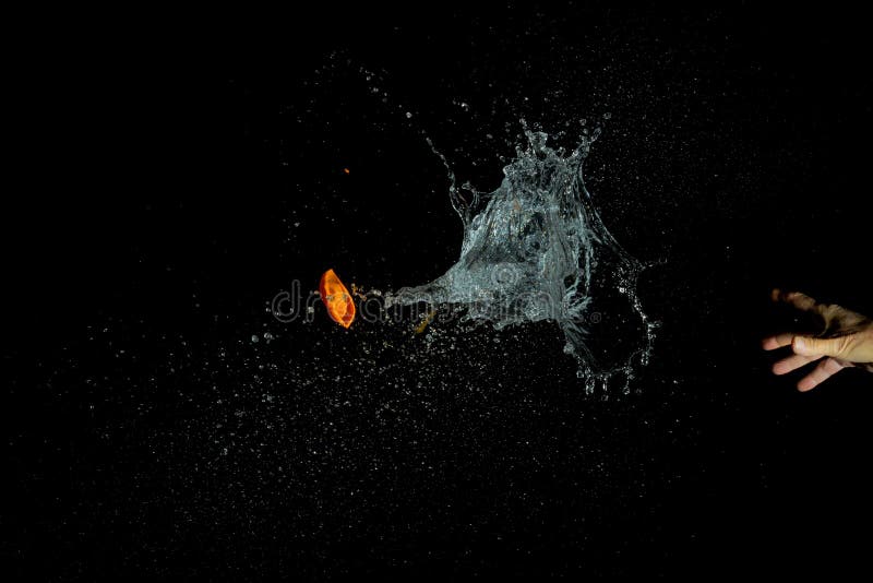 Water Ballon Exploson stock image. Image of split, liquid - 205760859