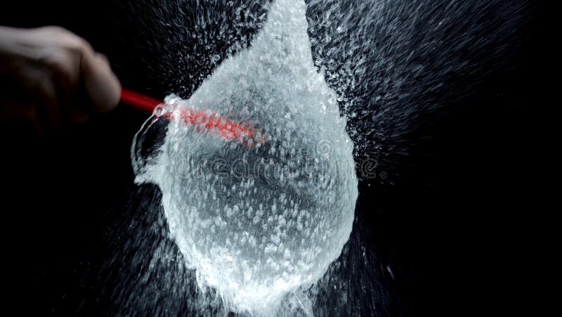 Water Balloon Exploding or Splashing Stock Photo - Image of bomb, flash ...