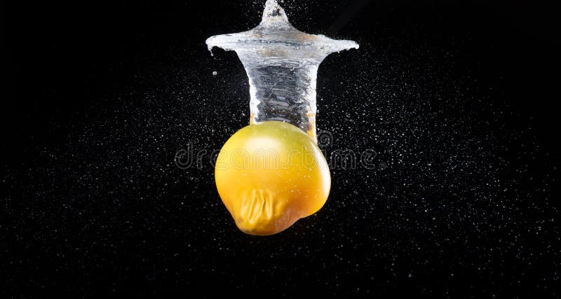 Water Balloon Explosion Splashing in Form Shape, is Power Refreshing ...