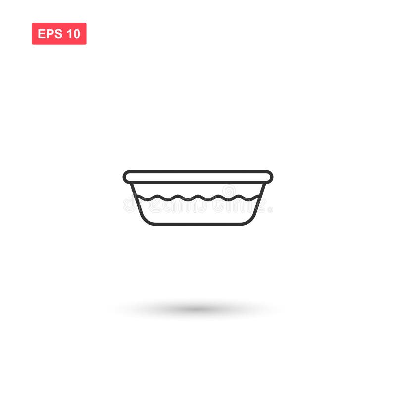 Water Basin Icon Vector Isolated Stock Vector - Illustration of sign ...