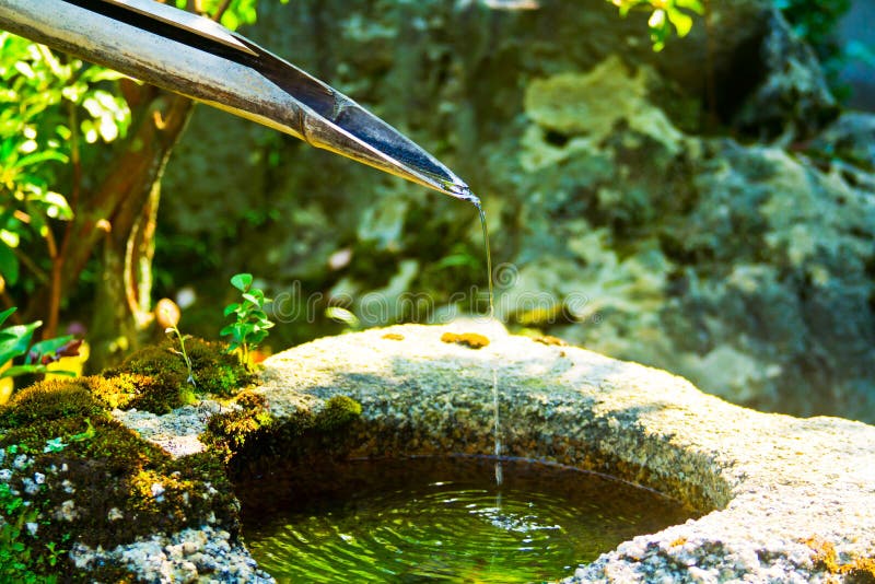 Water basin stock photo. Image of japan, buildings, site - 85874808