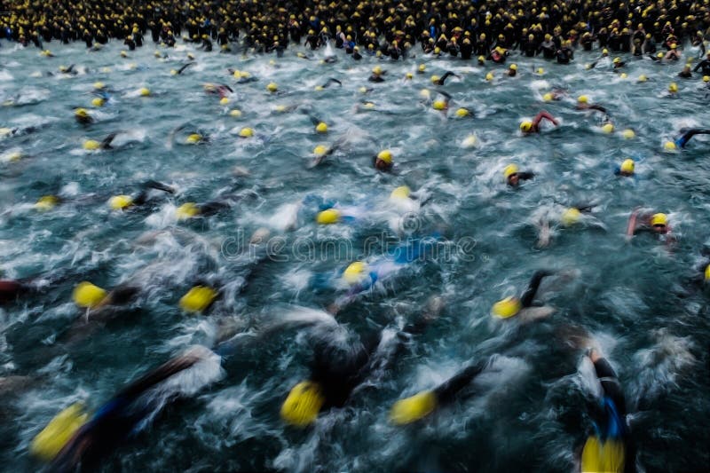 Battle Between Water And Land. High Tide Near Ancient Mont Saint-Michel ...