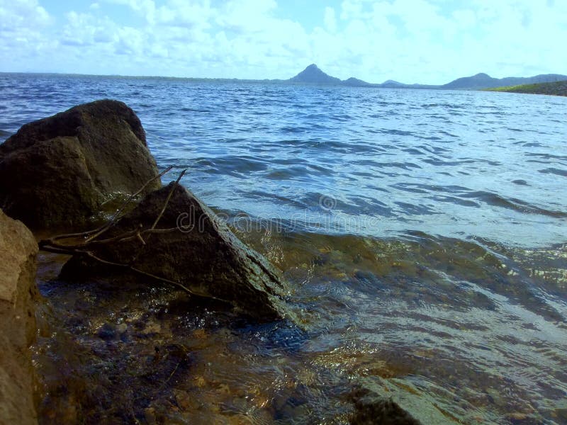 Water stock image. Image of bluewater, rock, tank, natural - 69640931