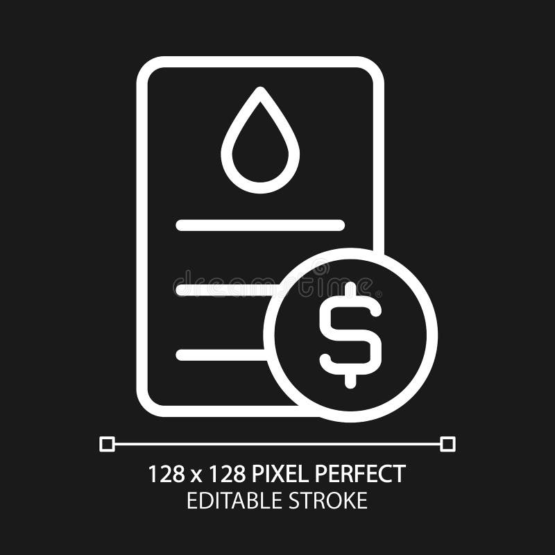 Water Utility Bill Icon Stock Illustrations – 208 Water Utility Bill ...