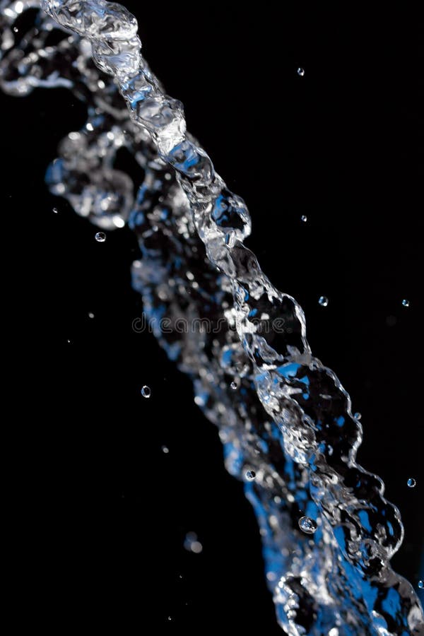 Water on black background stock image. Image of clean - 103853645