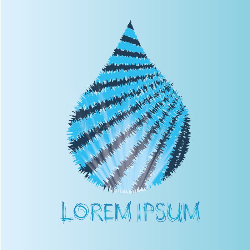 Water drop color vector stock vector. Illustration of environment ...