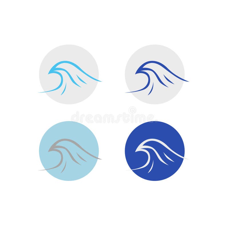 WATER BLUE WAVE COMPANY LOGO SIGN SYMBOL Stock Vector - Illustration of ...