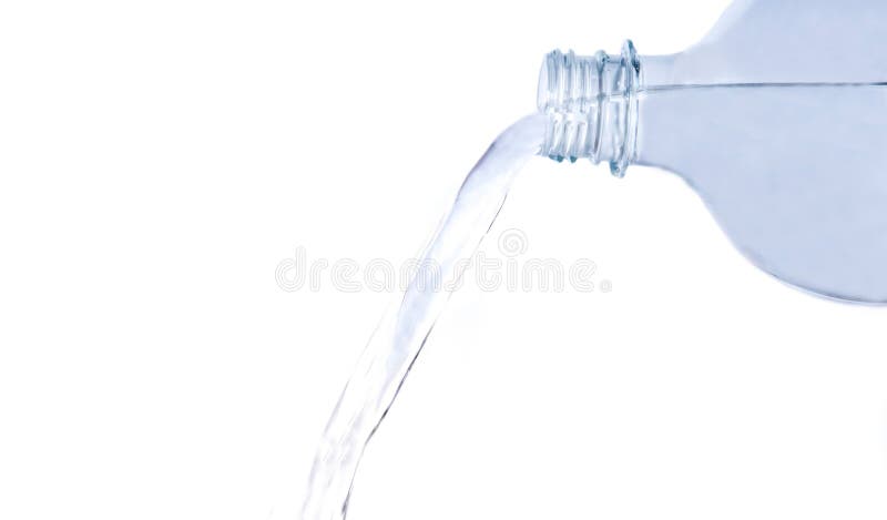 Squirting Sports Bottle Isolated Clipping Path Stock Photo - Image of ...
