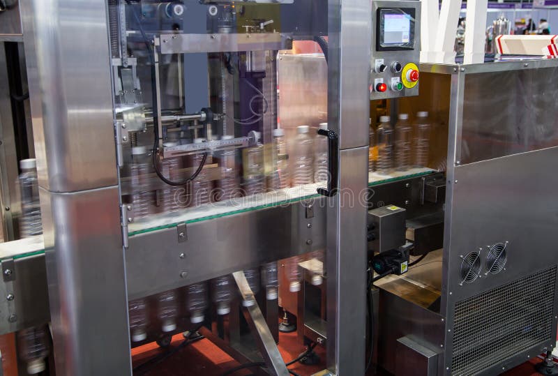 Water Bottle Packing Machine Stock Image - Image of factory, equipment ...