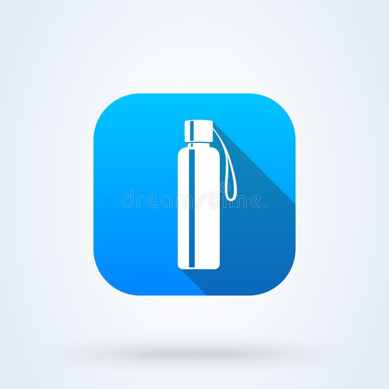 Water Bottle. Simple Vector Modern Icon Design Illustration Stock ...