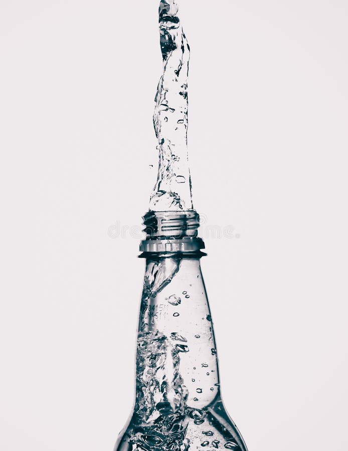 Water Bottle Splash stock image. Image of clear, splashing - 84301433