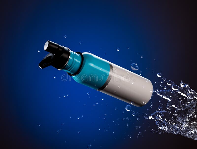 Water Bottle Splashing stock image. Image of hiking, drink - 29636025