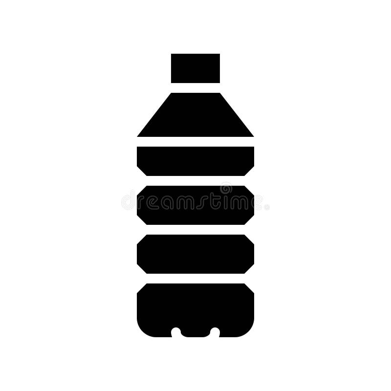 Water Bottle Vector, Coffee Related Solid Style Stock Vector ...