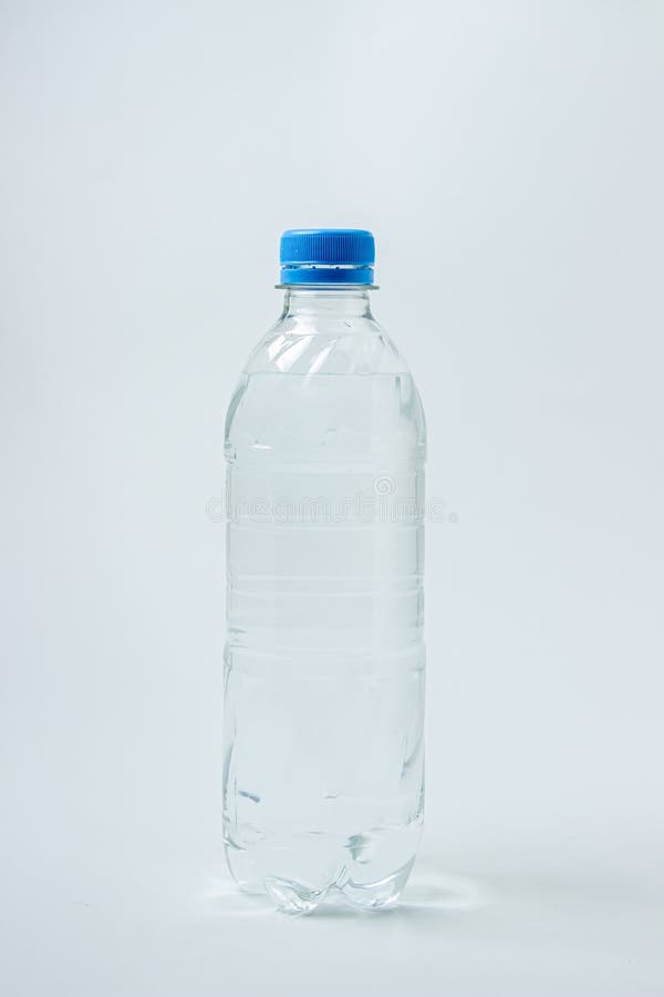 Water Bottle on a White Background. Plastic Bottle with Water Stock ...