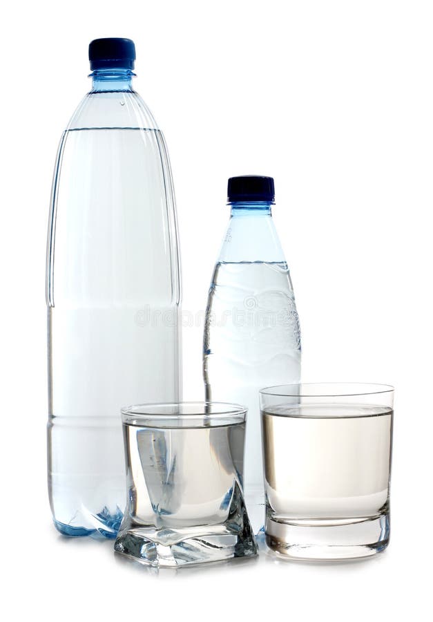 Water on bottles and cups stock image. Image of tonic - 23306175