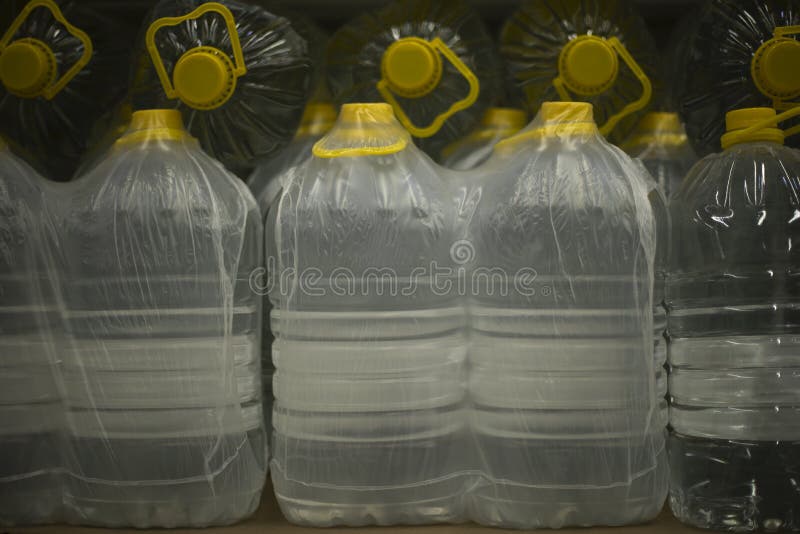 Water Bottles. Water in Store Stock Image - Image of plastic, packaging ...