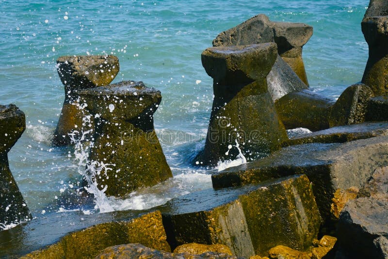Water break stock photo. Image of skyline, landscape - 74719062