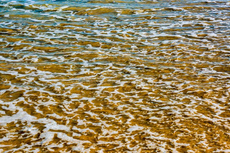 The Water is Brown and Has a Lot of Waves Stock Photo - Image of ...