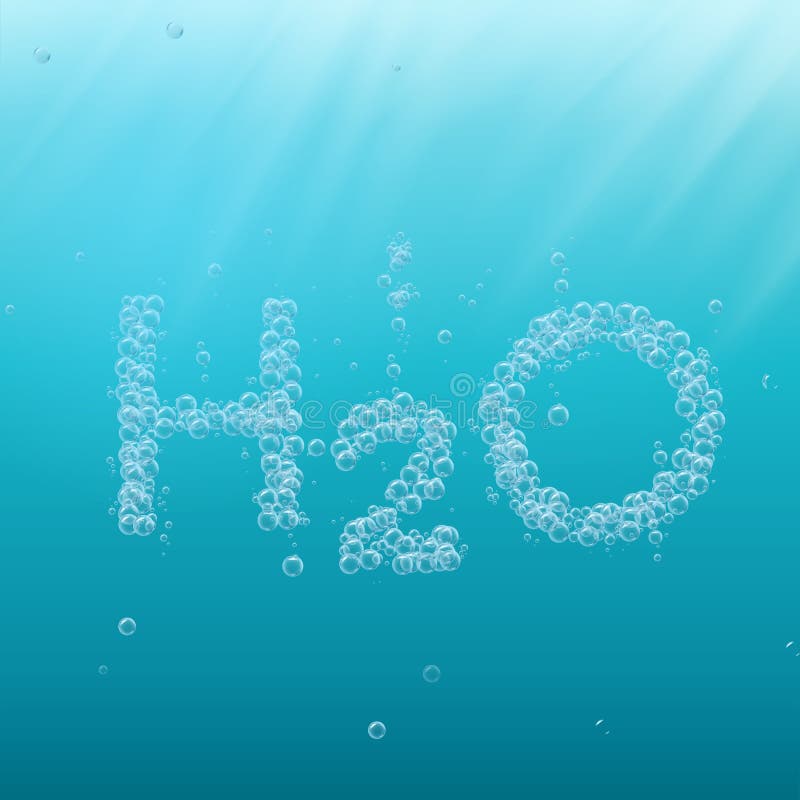Water Bubble Background H2o Stock Vector - Illustration of abstract ...