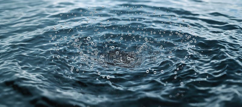 Water Bubble Drop Splash Background, Foam, Wave Stock Illustration ...