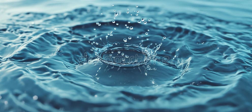 Water Bubble Drop Splash Background, Foam, Wave Stock Illustration ...