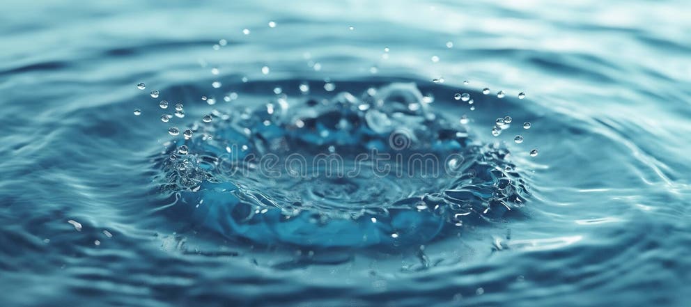 Water Bubble Drop Splash Background, Foam, Wave Stock Illustration ...