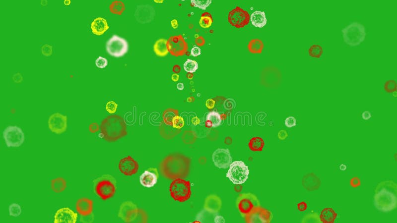 Water Bubble Effect with Colorful Particles Stock Footage - Video of ...