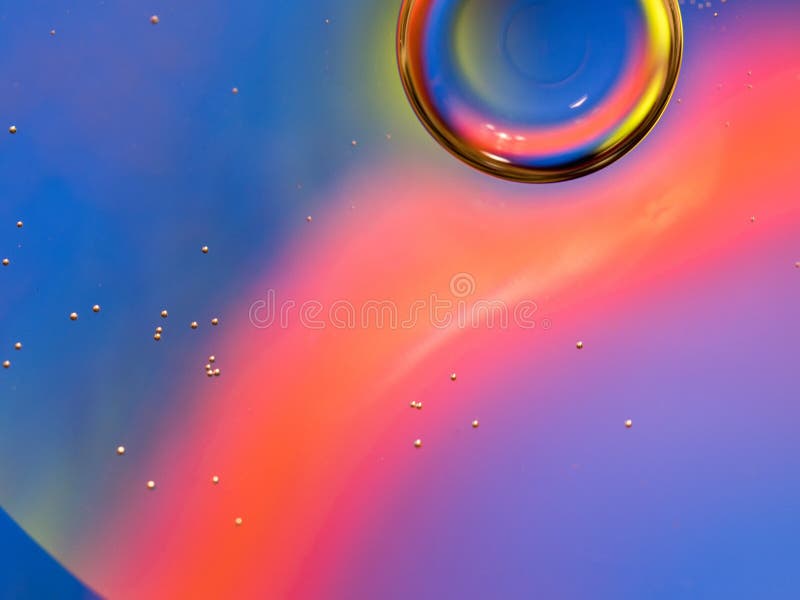 Multicolour Lights on Blue Background Stock Photo - Image of bokeh ...