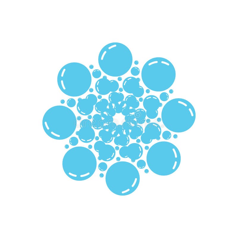 Water Bubble Icon Design Template Isolated Vector Image Stock Vector ...