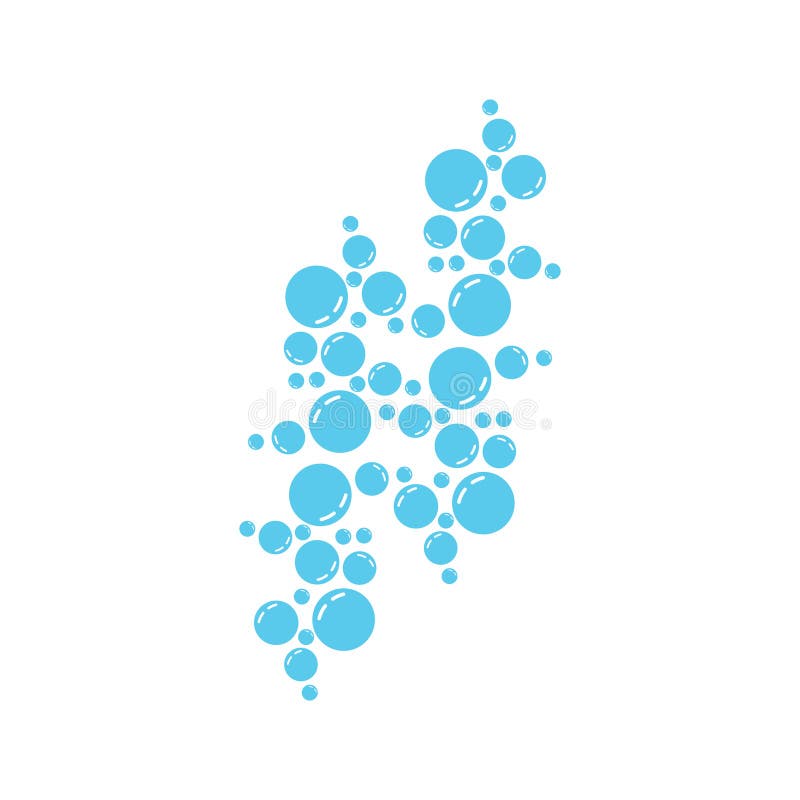 Water Bubble Icon Design Template Isolated Vector Image Stock Vector ...