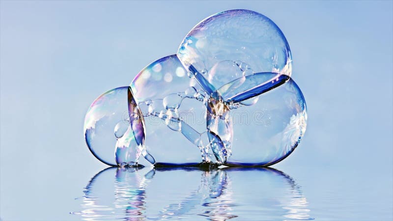 Water Bubble Imploding into Water Stock Footage - Video of size ...