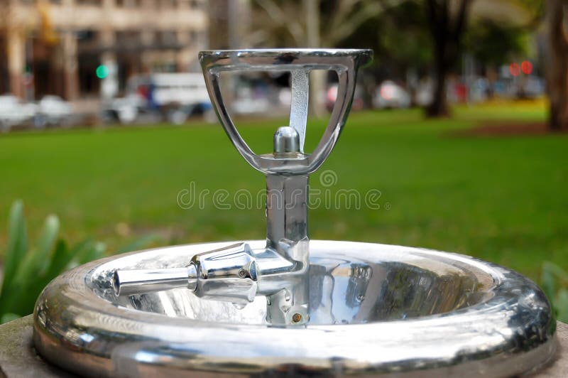 Water bubbler stock photo. Image of sydney, round, public - 25460810