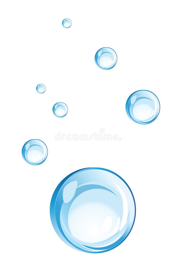 Water bubbles stock illustration. Illustration of droplet - 17072078