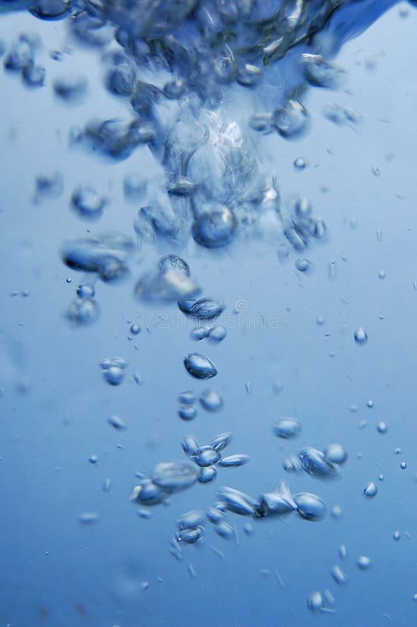 Water bubbles stock image. Image of blue, aquarium, bubbles - 2663621
