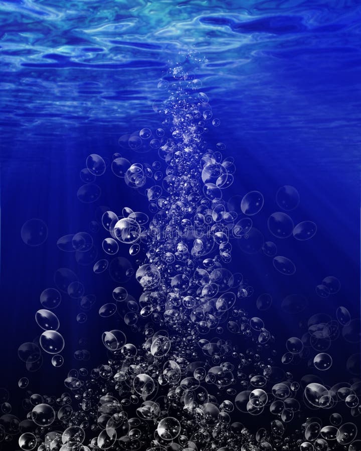 Water bubbles stock image. Image of rocks, swimming, deep - 2852433