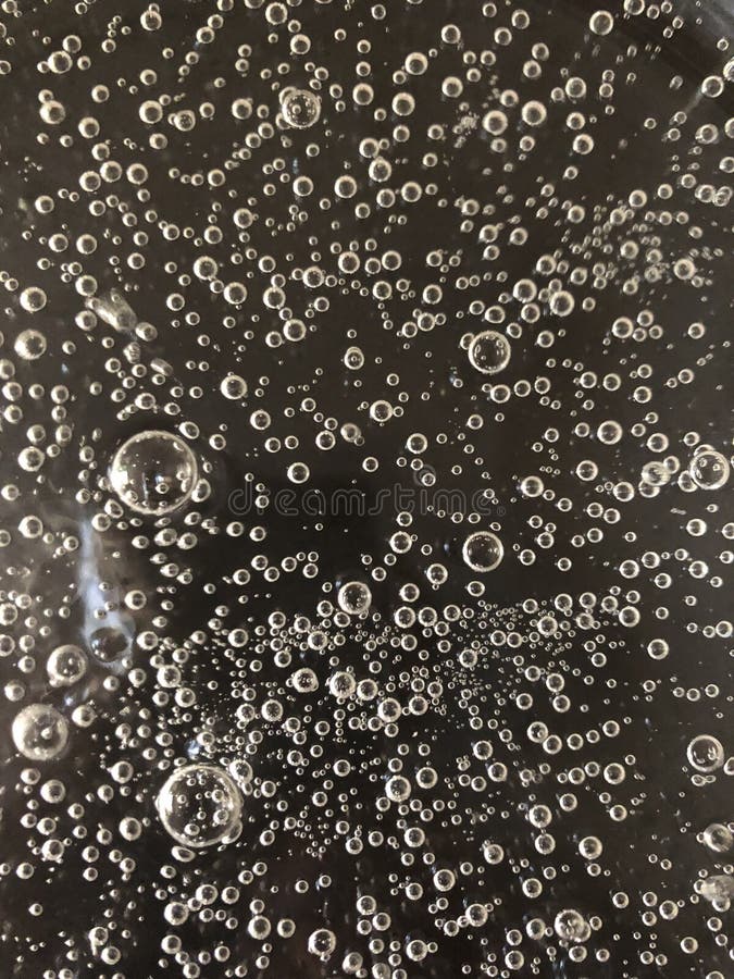 Water Bubbles on Black Background. Stock Image - Image of catalog, foam ...