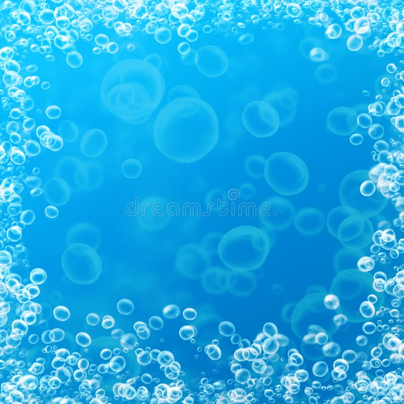 Bubbles frame stock vector. Illustration of clean, transparent - 24683049