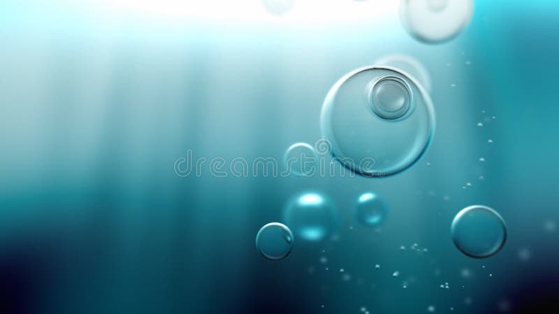 Water bubbles loop stock footage. Video of floating, abstract - 39852112