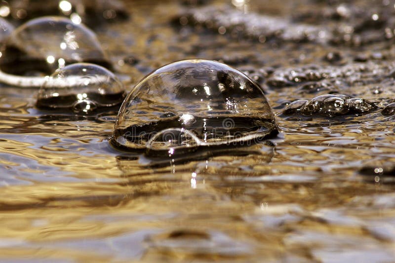 Water Bubbles On Surface Picture. Image: 82994267