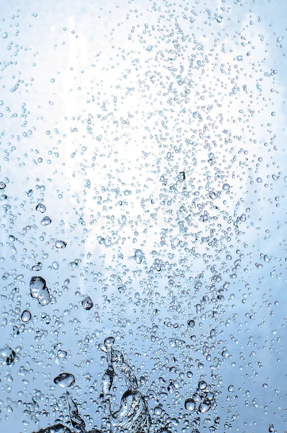 Water Bubbles Texture Isolated on a Light Stock Image - Image of light ...
