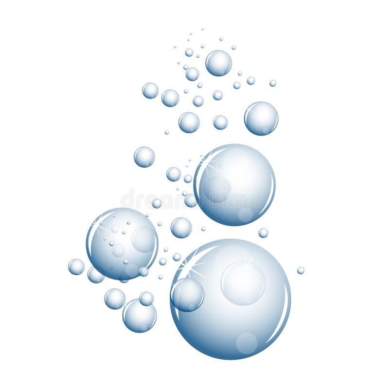 Water Bubbles Vector Design Illustration Stock Vector - Illustration of ...