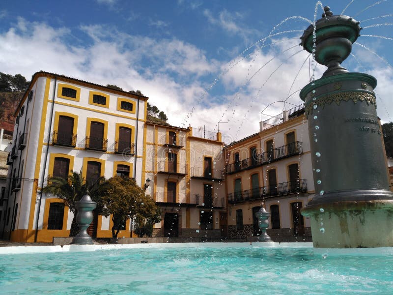 Water, Building, Water Feature, Sky Stock Photo - Image of plaza, city ...