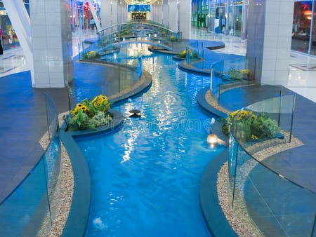 Water building in interior stock image. Image of perimeter - 11396949