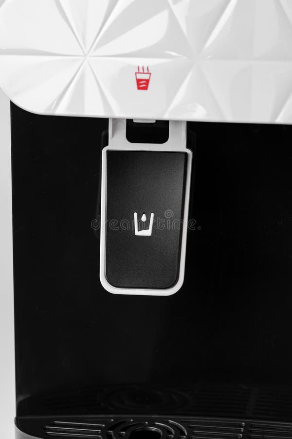 Water Button in the Cooler Close Up Stock Photo - Image of healthy ...
