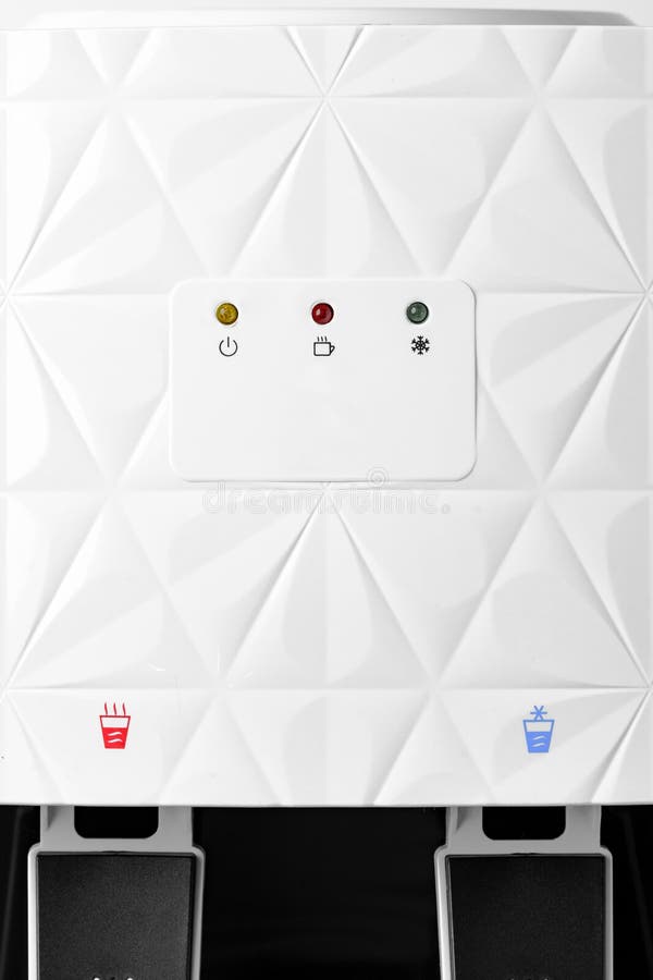 Water Button in the Cooler Close Up Stock Photo - Image of healthy ...