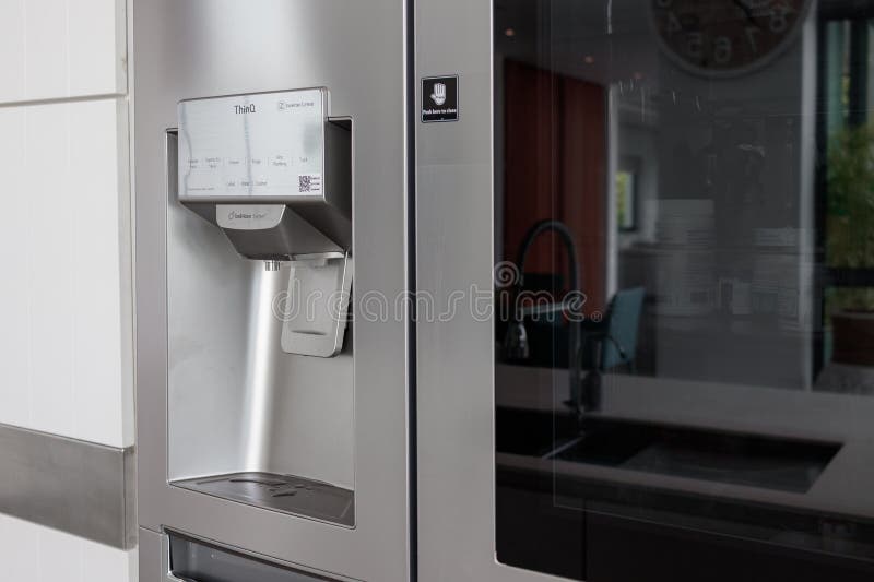 Water Button in the Cooler Close Up Stock Photo - Image of healthy ...