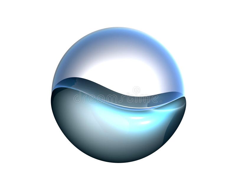 Water Button stock illustration. Illustration of bubble - 72745731