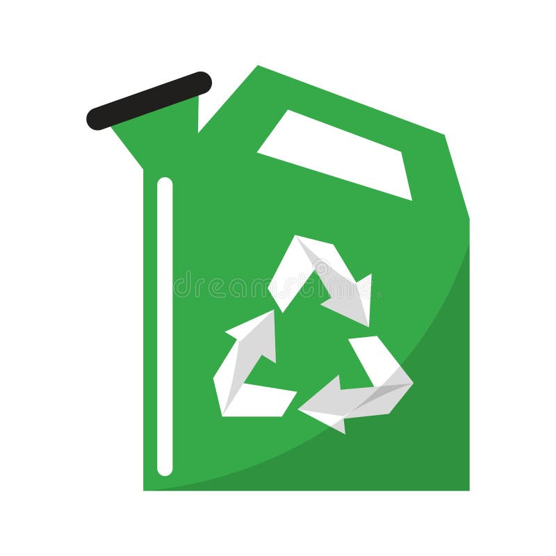 Water Can Recycle Symbol Isolated Stock Vector - Illustration of ...