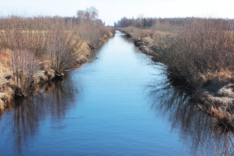 Water canal stock image. Image of farming, nature, stream - 23884239